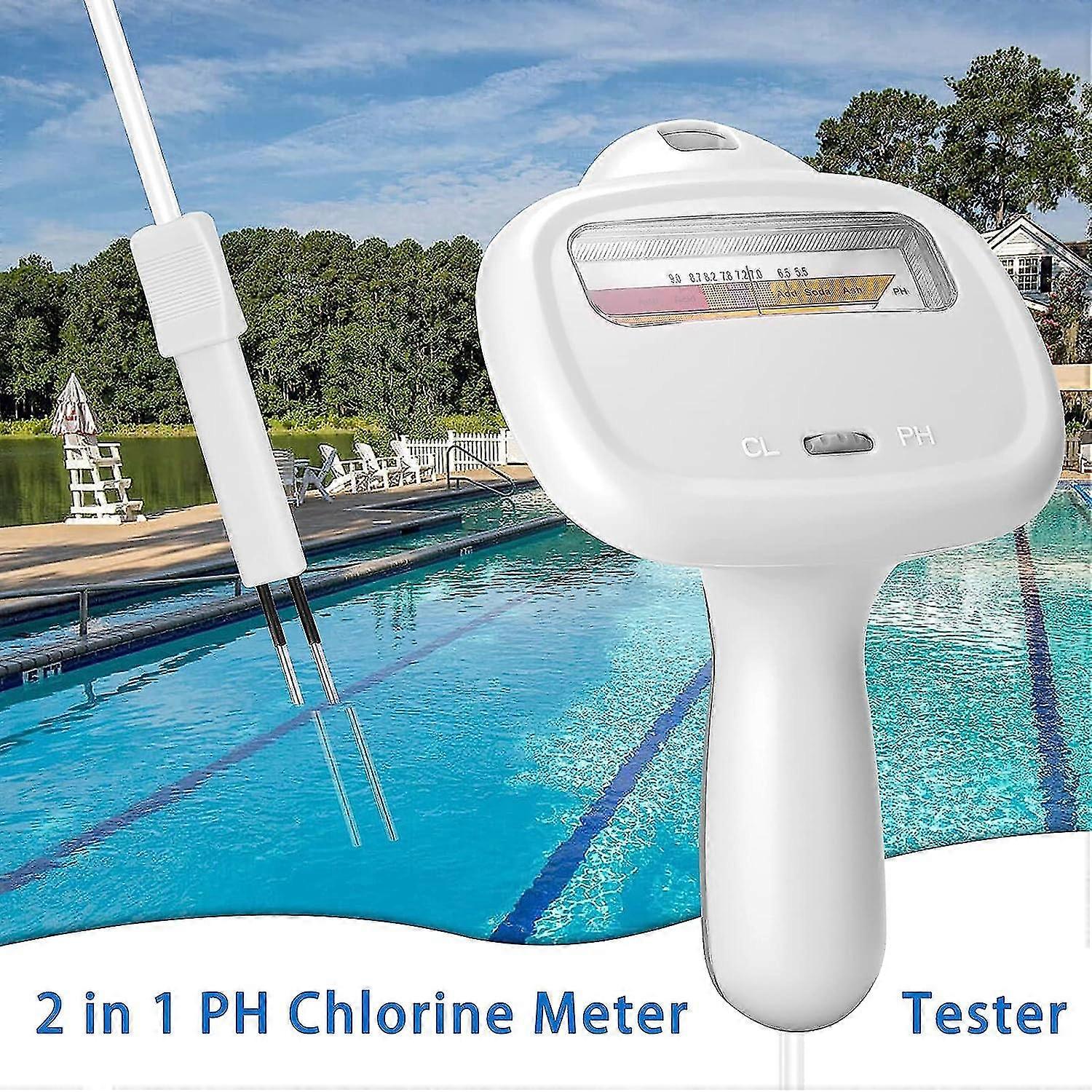 Pc102c Swim Ng Pool Water Quality Tester Portable Ph Test Pen Cl2 C ...
