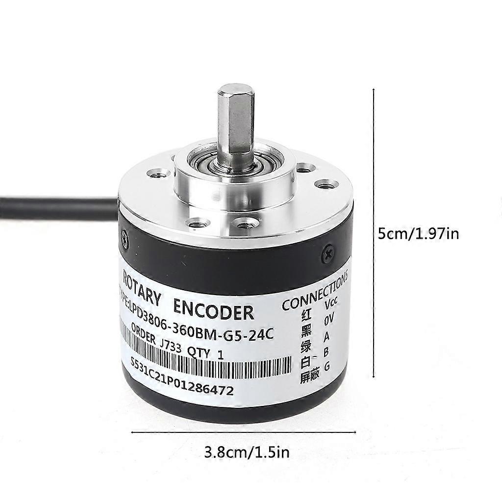 360P/R Incremental Rotary Encoder AB phase encoder 6mm Shaft for W ...