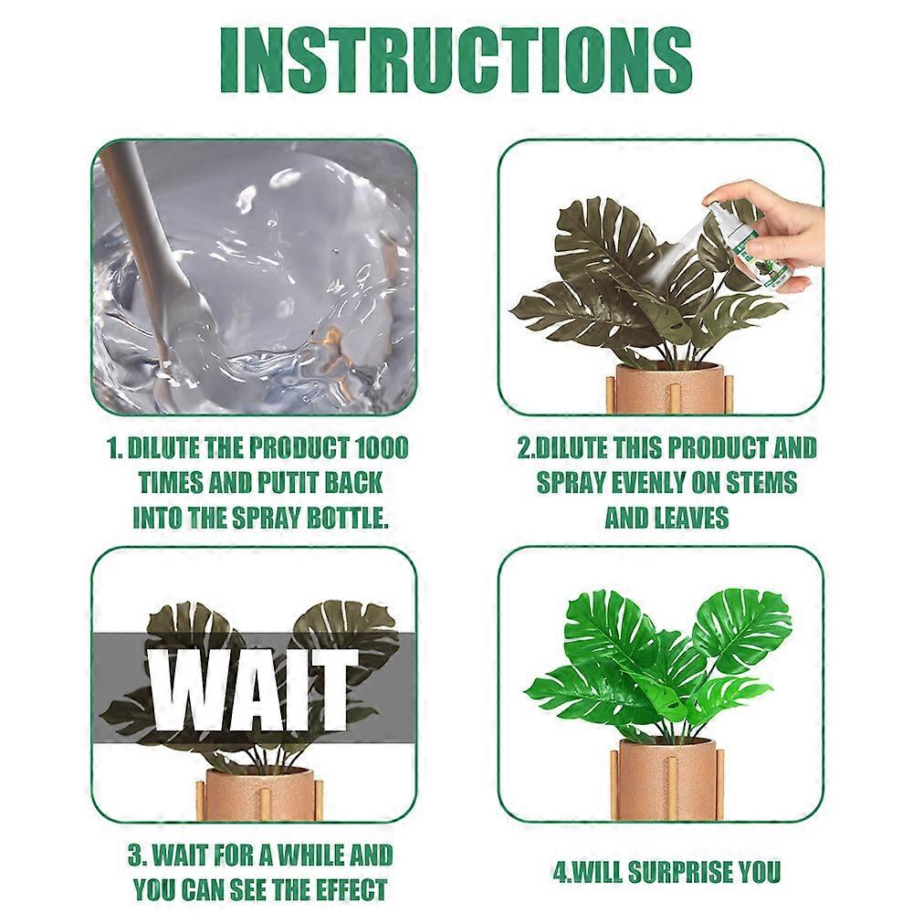 YEGEBONG Plant Greening Agent Lawn Spray Green Leaf Repair Agent Plant ...