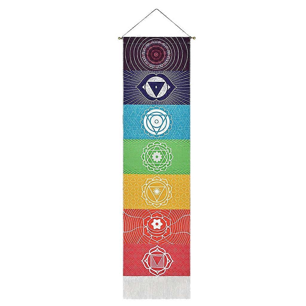 7 Chakra Mandala Tapestry Yoga Meditation Banners Poster Wall ...