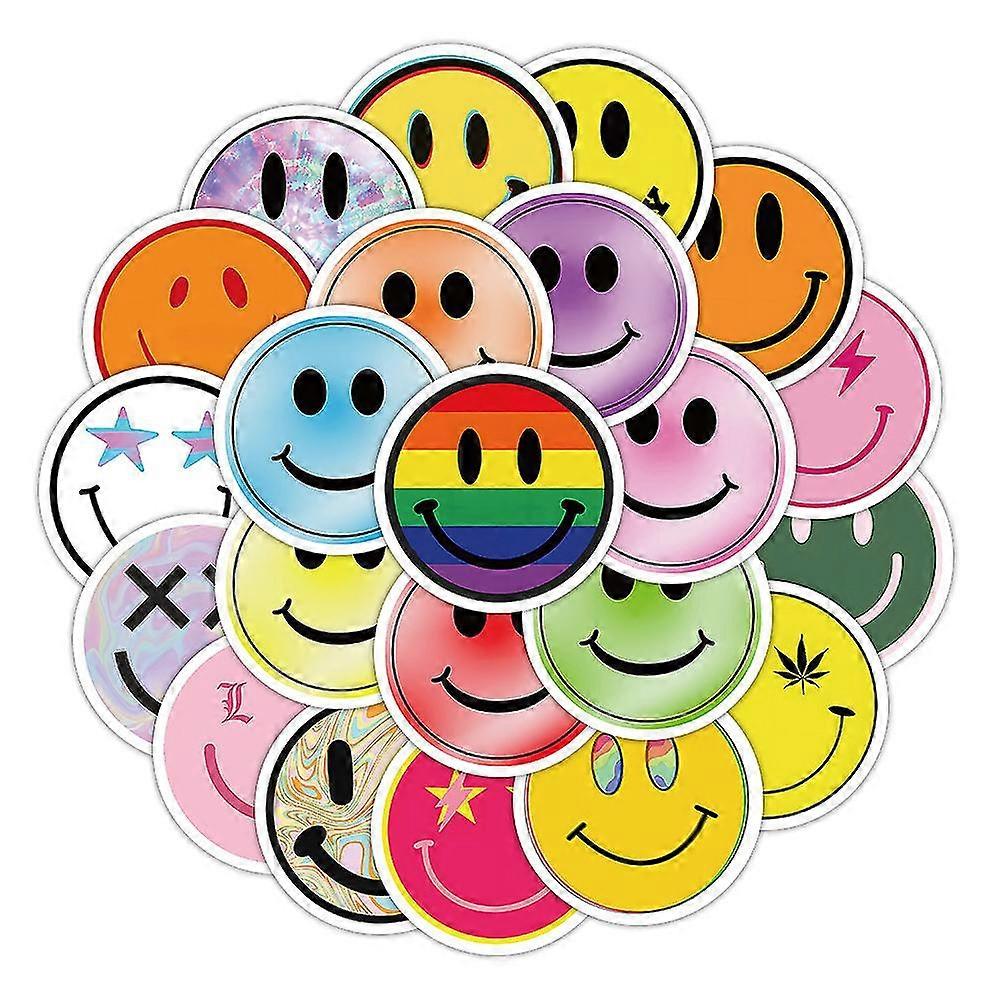 100 Smiley Emoticon Doodle Stickers, Mobile Phone Luggage Helmet Kids ...