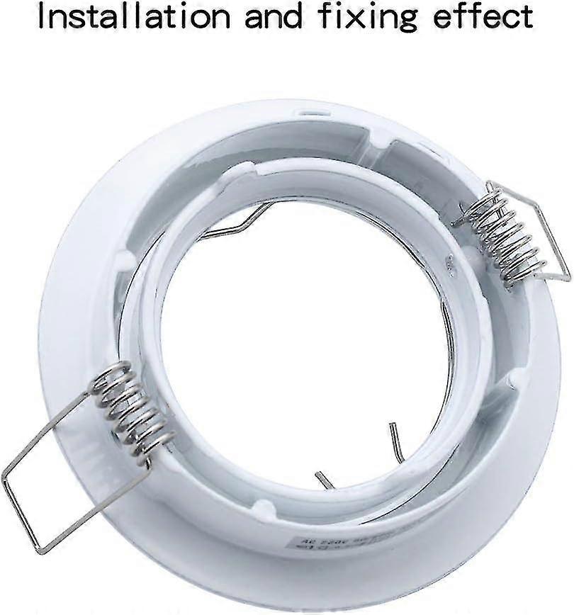 20Pcs GU10 Mounting Frame Spring Clamp Clips 60mm Diameter Spring ...