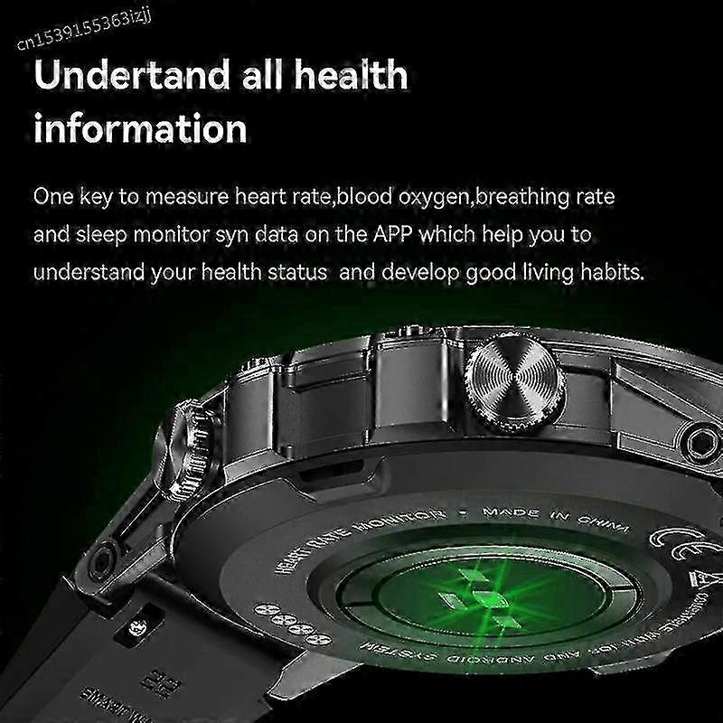 K52 Smart Watch Volwassen 1,39 inch IPS-scherm Bluetooth-oproep ...