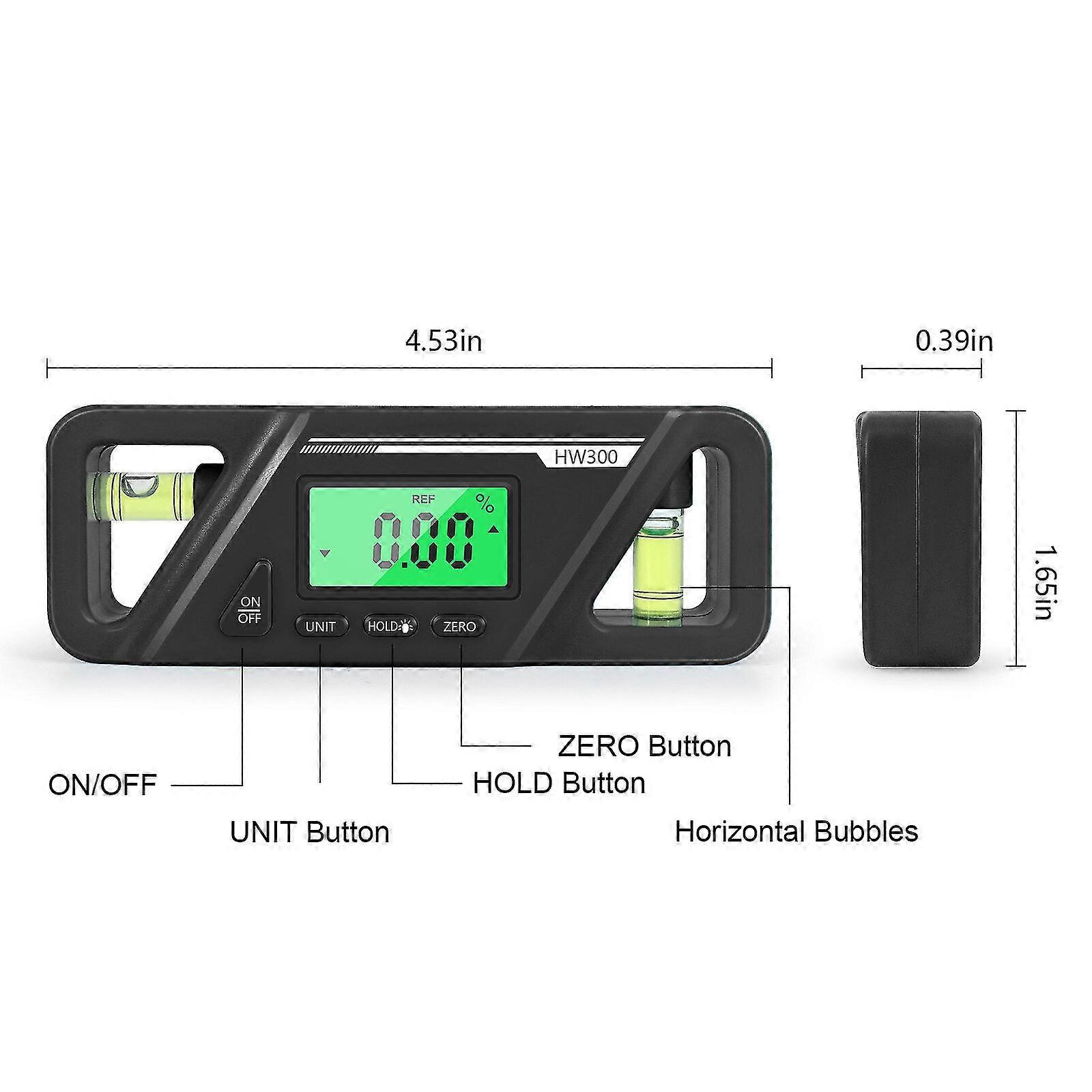 Magnetic Digital Angle Meter Absolute And Relative Measurement Angle ...