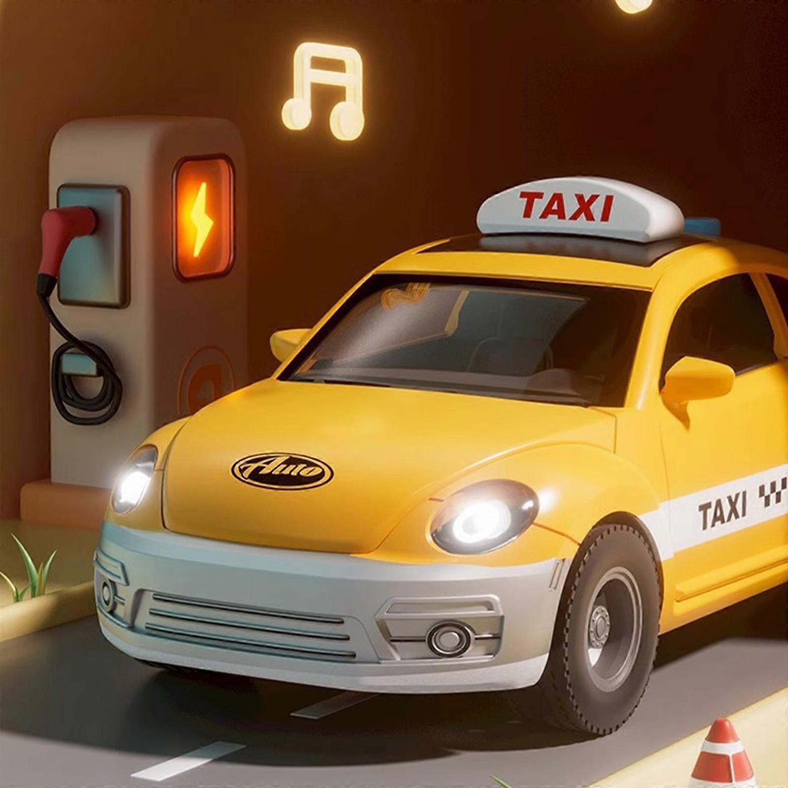 Fidget Toys Classic Style Taxi Toy Car For Children Aged 0 To 12 Years ...