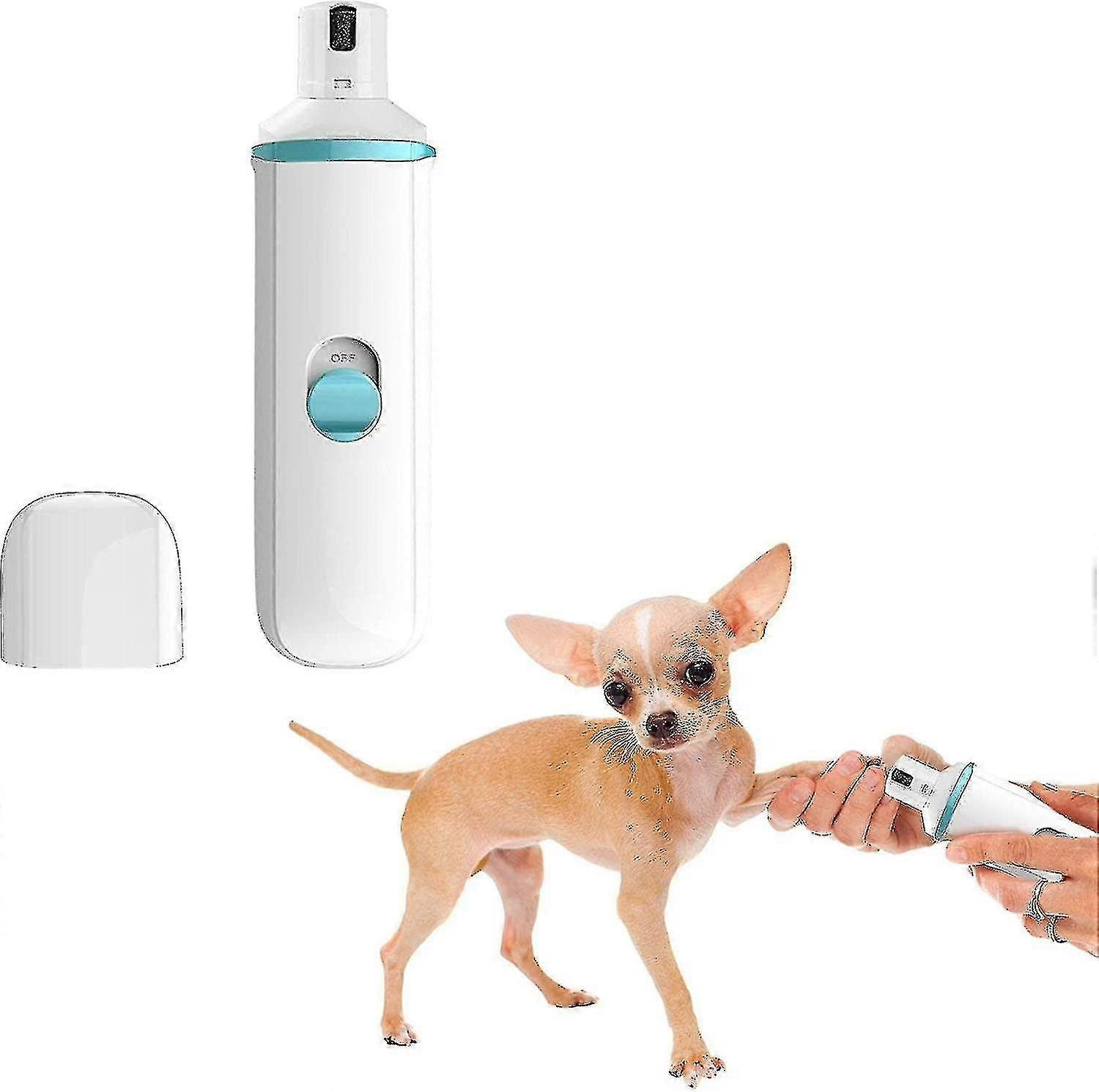 Dog Nail Cutter, Electric Quiet Claw Cutter For Dogs, Painless Nail ...