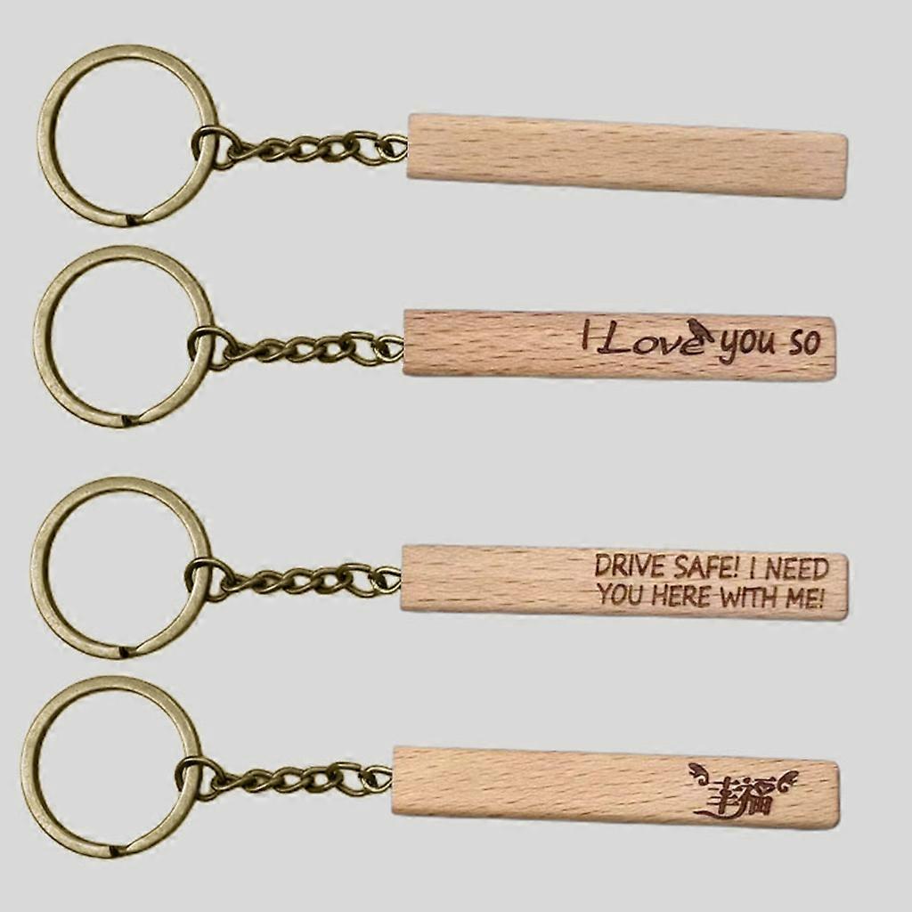 Wood Engraving Blanks Rectangle Blank Wood Key Chain Wood Blanks ...