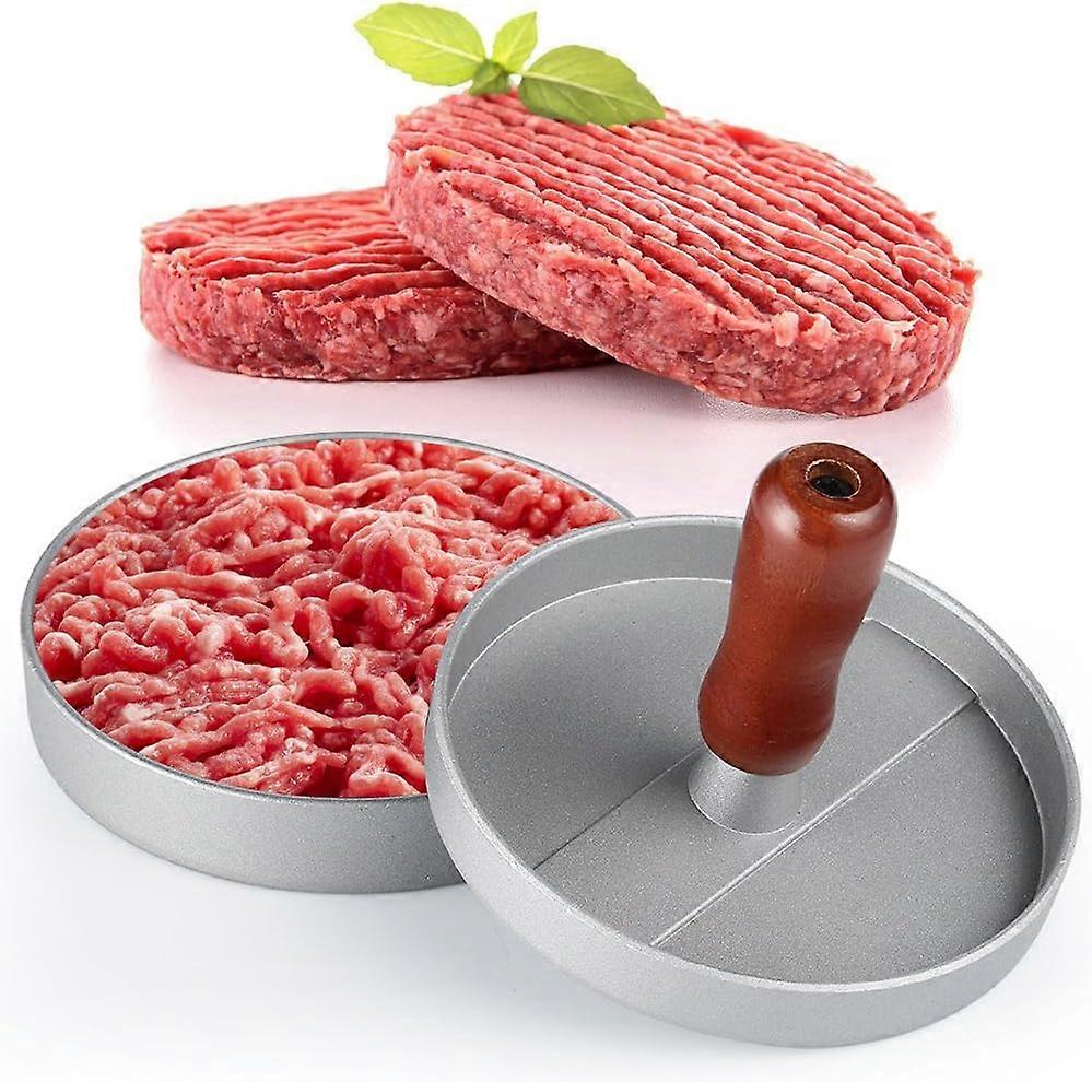Non-Stick Hamburger Press, Aluminum Pate Mold for BBQ Picnic Housemade ...