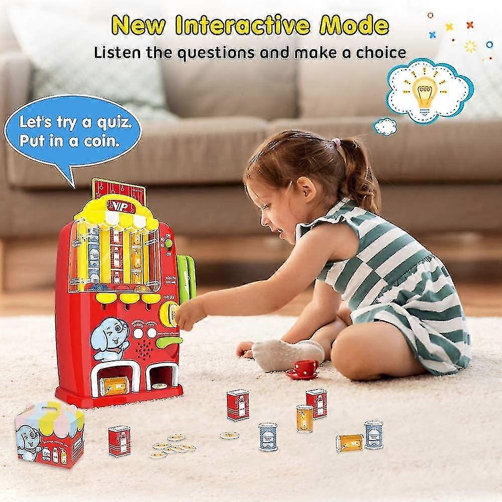 Interactive Vending Machine Toys Play Beverage Vending Machine Vending Machine Play House ...