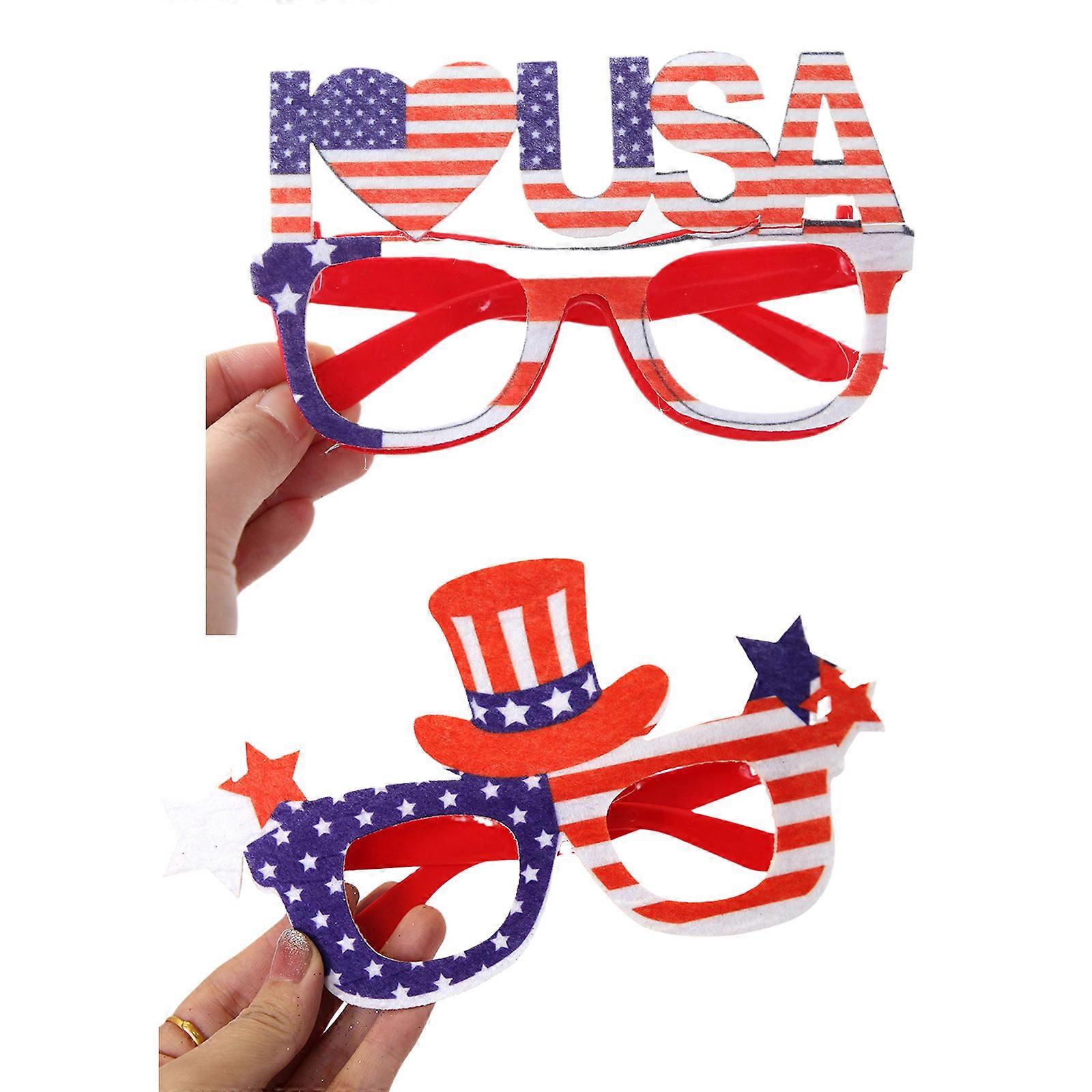 American Flag Glasses Party Patriotic Party Glasses 4th Of July Glasses ...