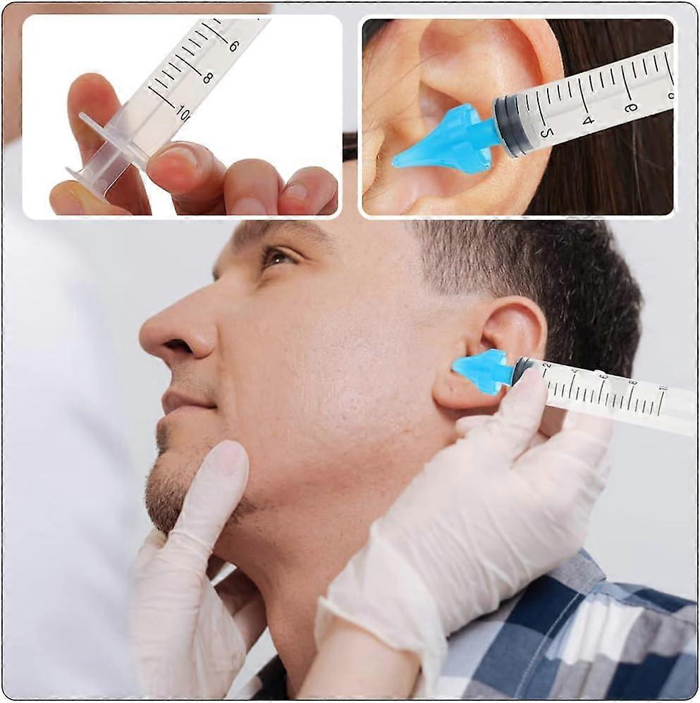 4st Öronvax Borttagning Spruta Öronrengöring Bricka Öronrengöringssats ...