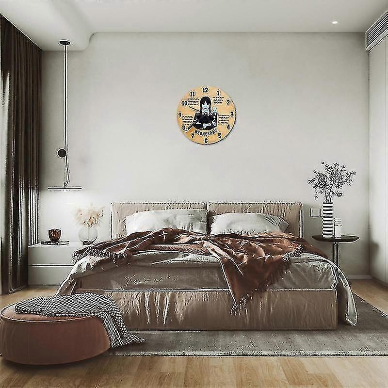 Wednesday Addams Wall Clock Thing Hand Wall Clocks Wall Stickers ...