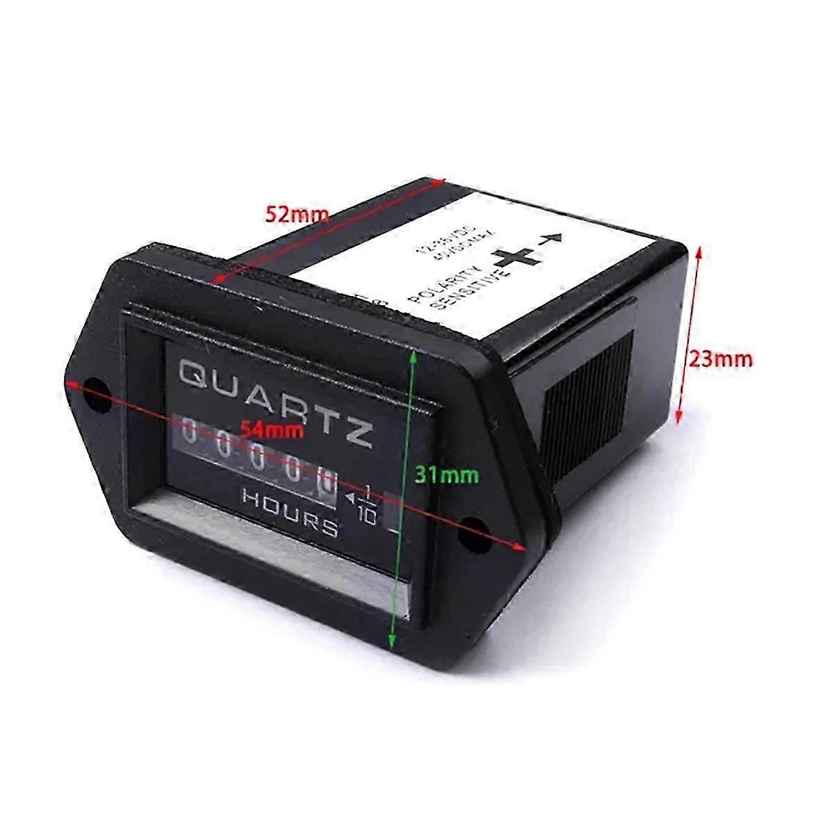 Dc12-36v Digital Engine Hour Meter Timer Ma063 For Marine Boat Lawn ...