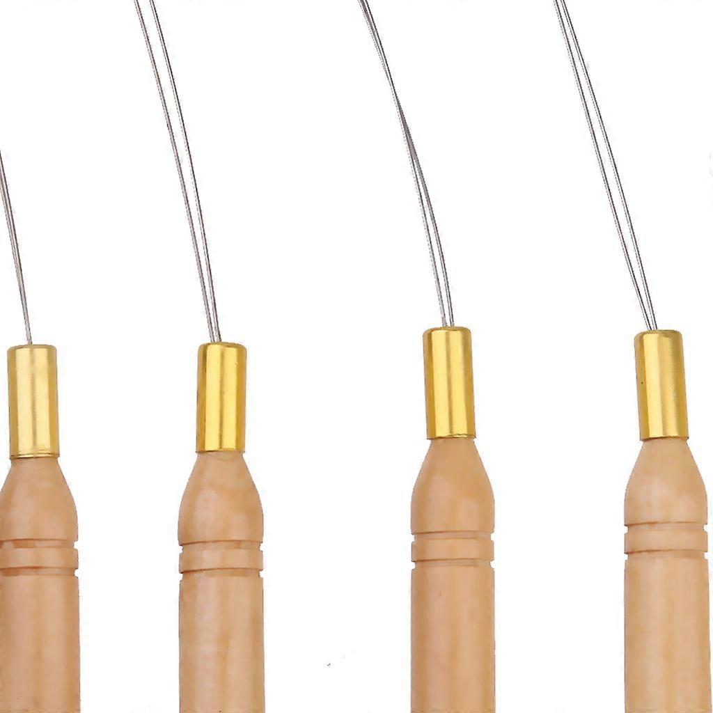 Micro Ring Hair Extension Tools, 12Pcs Loop Needle and Feather Hook Set ...