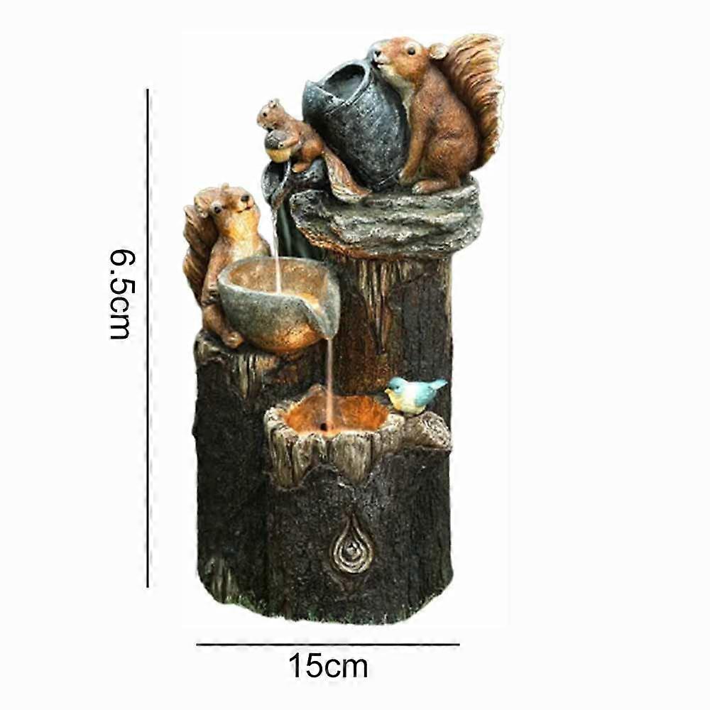 Relaxing Water Flow Outdoor Water Fountain, Farmhouse Style Water ...