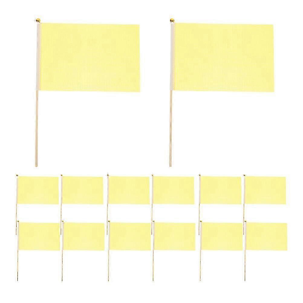 25pcs Small Solid Color Flags Celebration Waving Flags Parade Colored ...