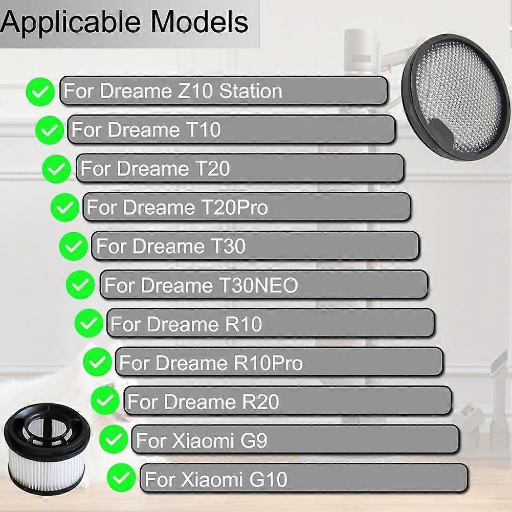 Replacement Hepa Filter for Dreame T10 / T20 / T20Pro / T30 / T30NEO ...