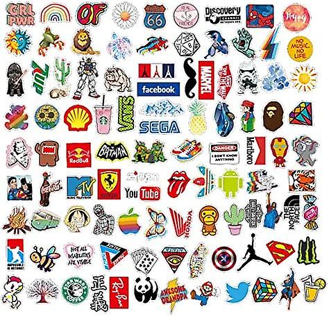 100pcs Cute Stickers For Water Bottles Waterproof Anime Stickers For ...