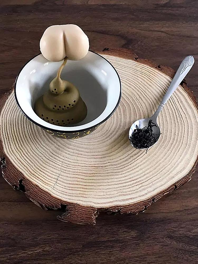 Funny Poop Shape Tea Strainer Silicone Herbal Spice Filter Tea Leaf ...