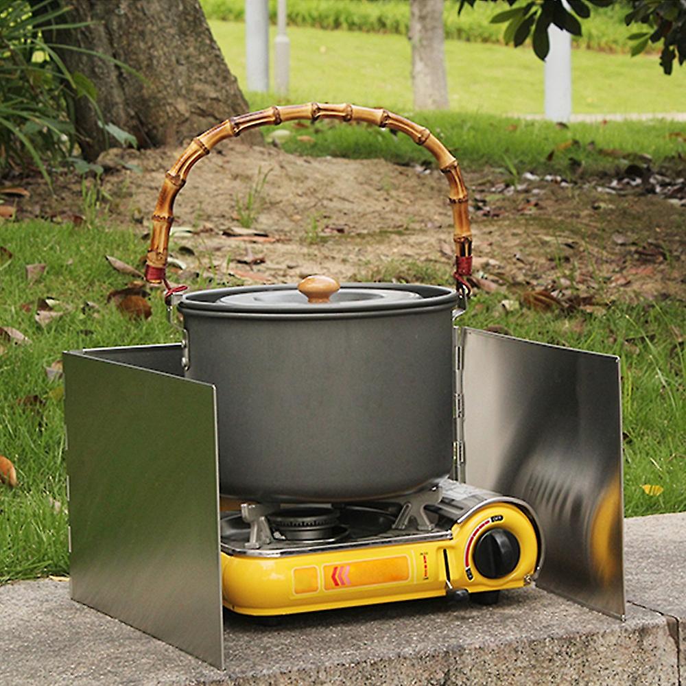 Outdoors Stove Windshield Camping Cooking Windscreen Folding Camping ...