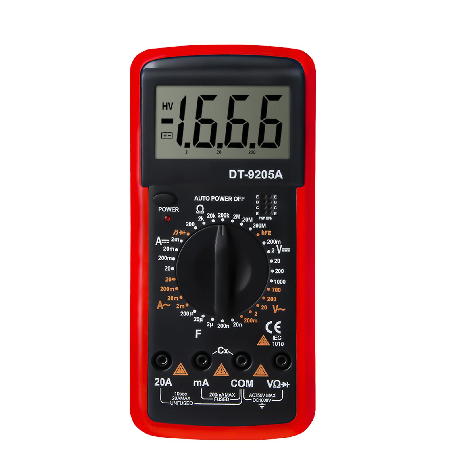 Fiauli Multimeters High Precision Adjustable Resistance Measurement Ergonomic Digital Multimeter ...