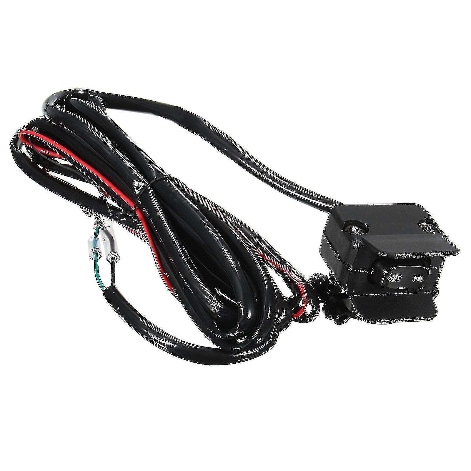 Waterproof Atv/utv Handlebar Replacement Cables Winch Rocker Switch ...