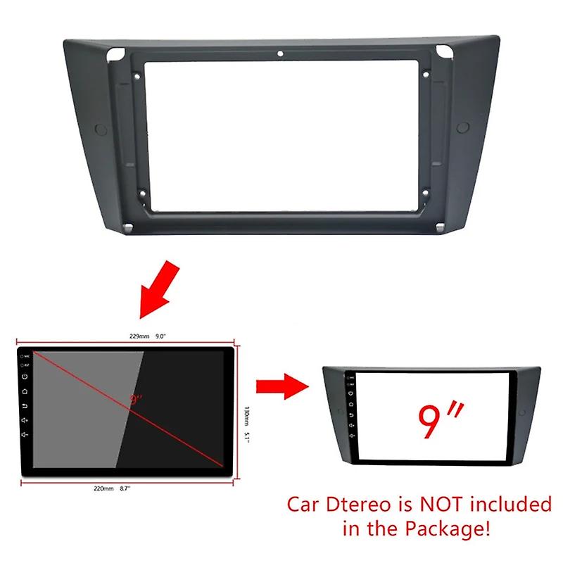 Car radio frame For BMW E90 E91 E92 E93 2005 - 2012 2 Din Fascia ...