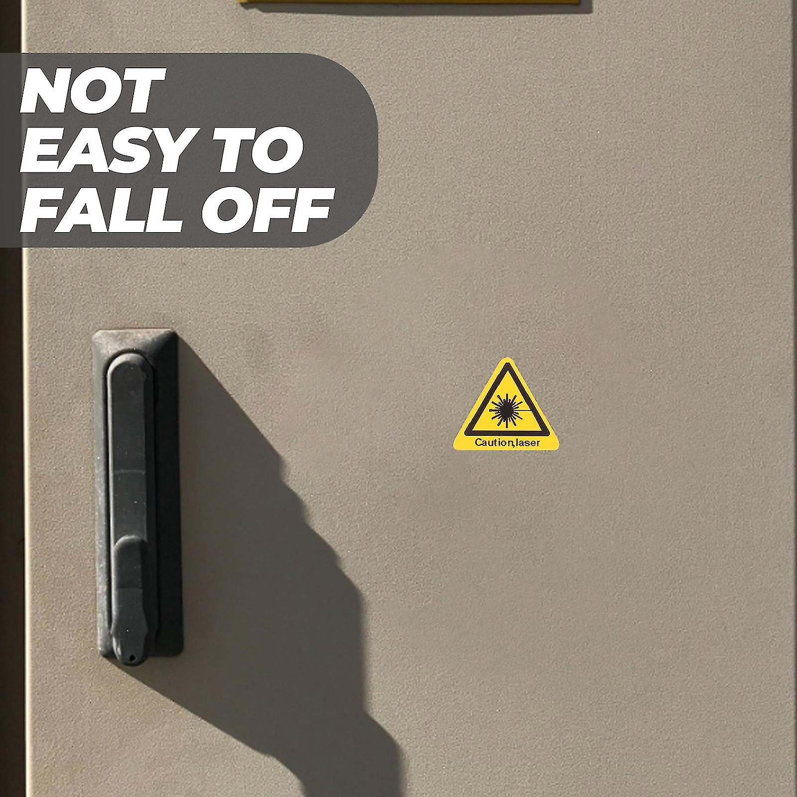 50pcs Caution Sticker Security Sticker Caution Laser Sign Caution Laser ...