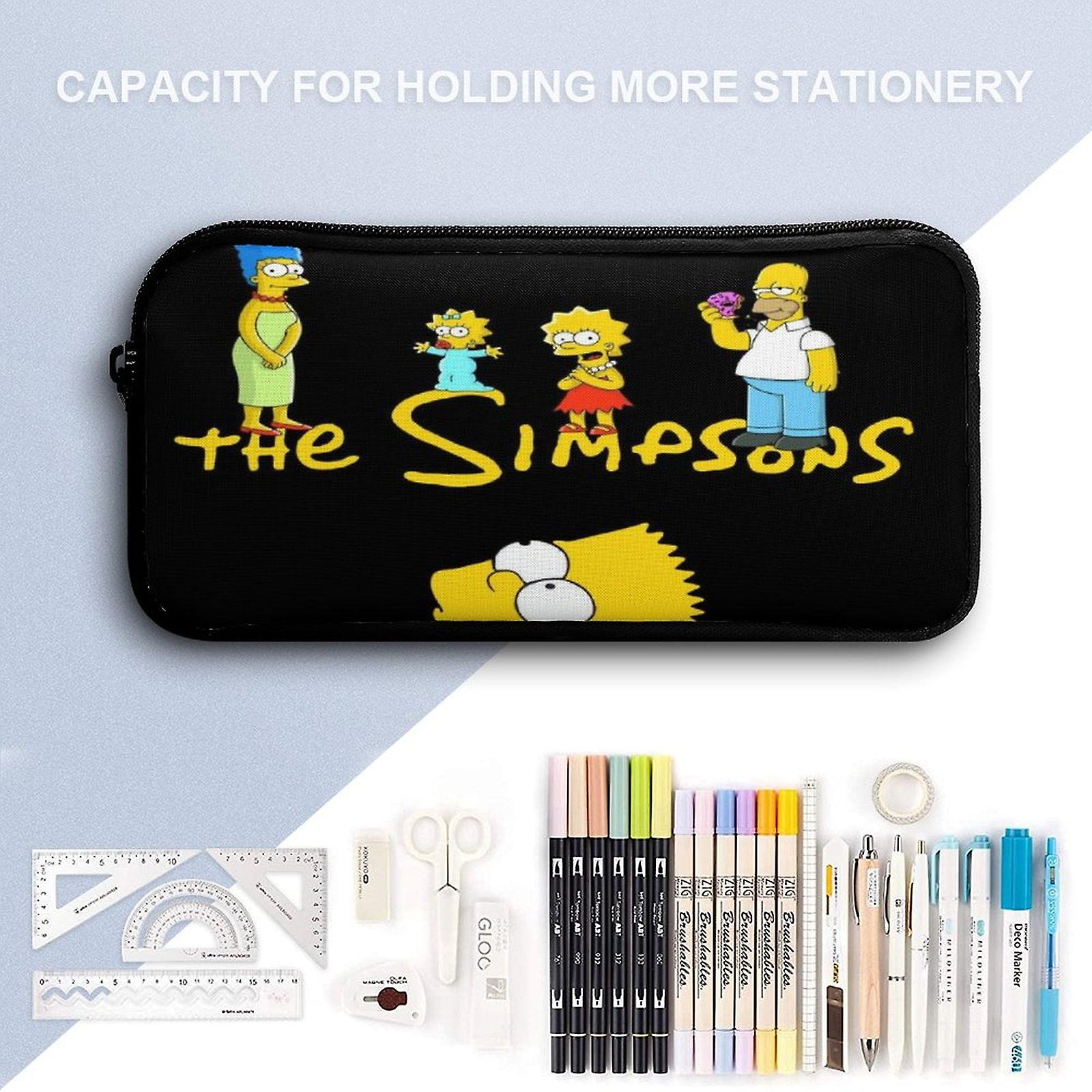 Simpsons Backpack With Lunch Bag Pencil Bag 3D Printing Cartoon ...