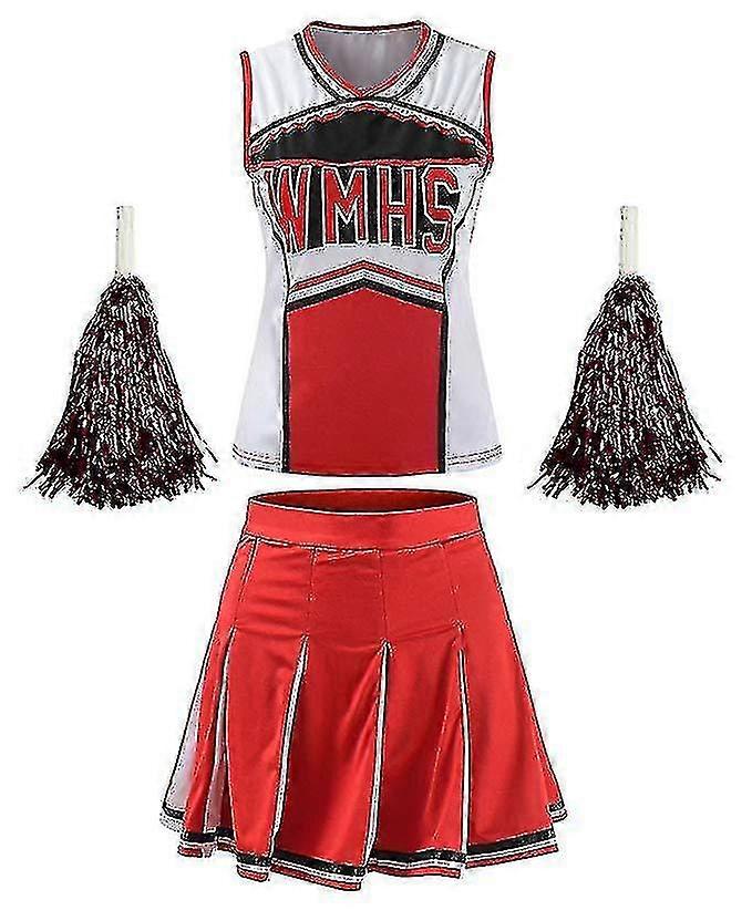 High School Glee Club Girl Cheerleader Costume Glee Style Cheerleading ...