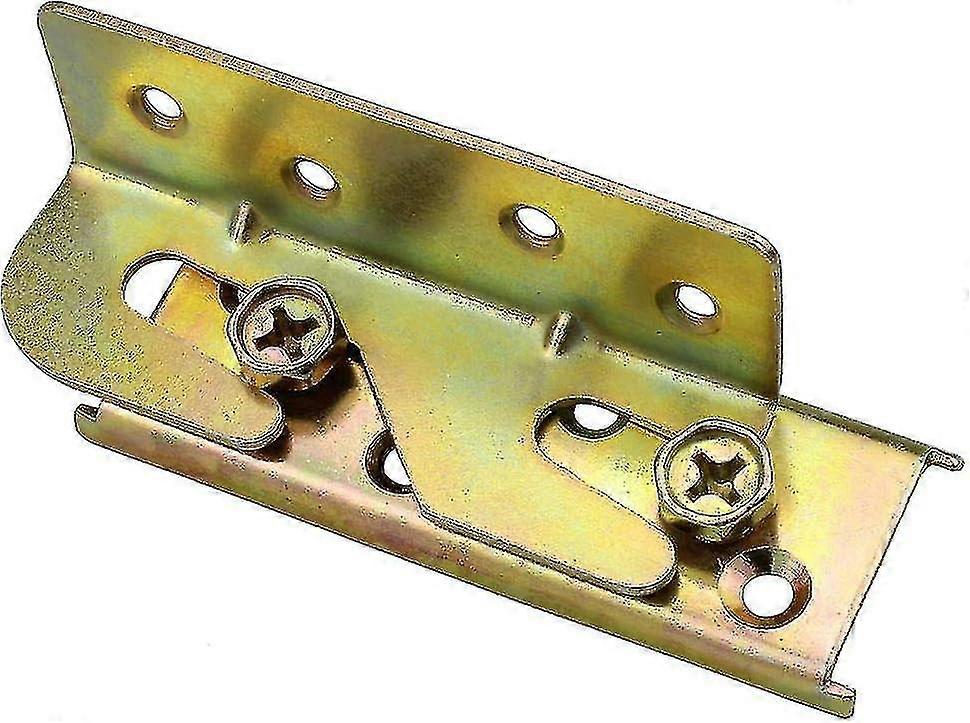 Set Of 4 Heavy Duty Rust Resistant Mortiseless Bed Rail Mounting ...