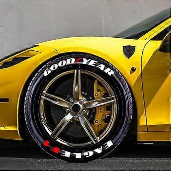 For GOODYEAR EAGLE F1 Rubber Sticker 3D Car Tire Letter Decal ...