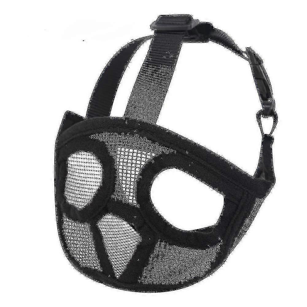Mesh Dog Muzzle Short Snout Dog Muzzle Dog Muzzle Adjustable Breathable ...