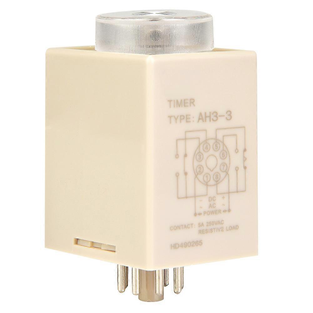 AH3-3 Power on Delay Timer Time Relay AC 220V 50/60Hz(6S) | Fruugo UK
