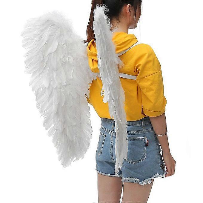 White Feathers Angel Wings Costumes For Cosplay Halloween P | Fruugo UK