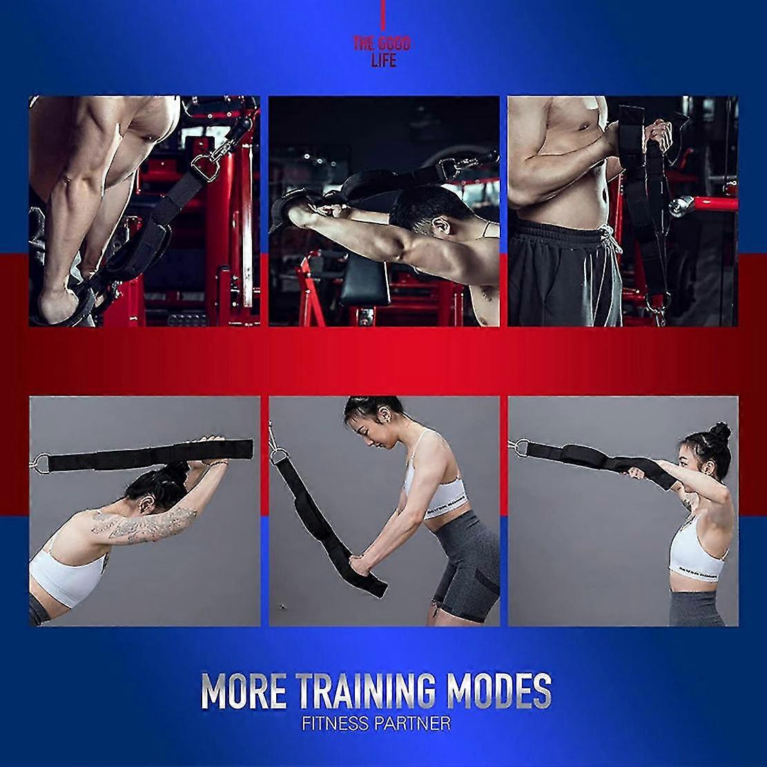 Tricep Rope Cable Attachment With 2 Handles,tricep Pull Down Rope For ...