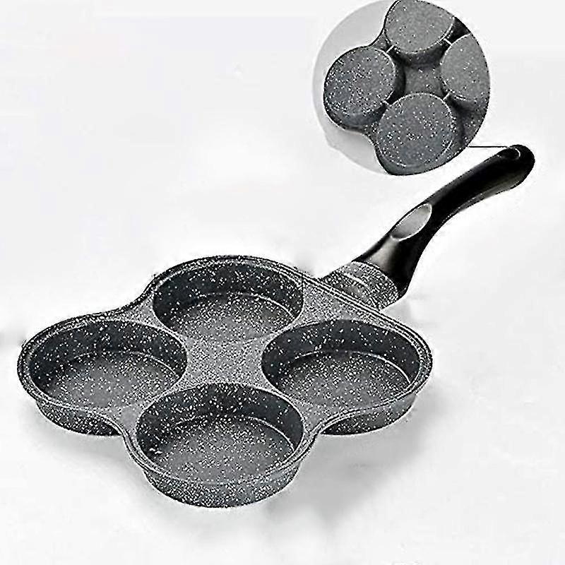 Non-stick Frying Pan With 4 Hole Pancake Pan Fried Egg Burger Pan ...