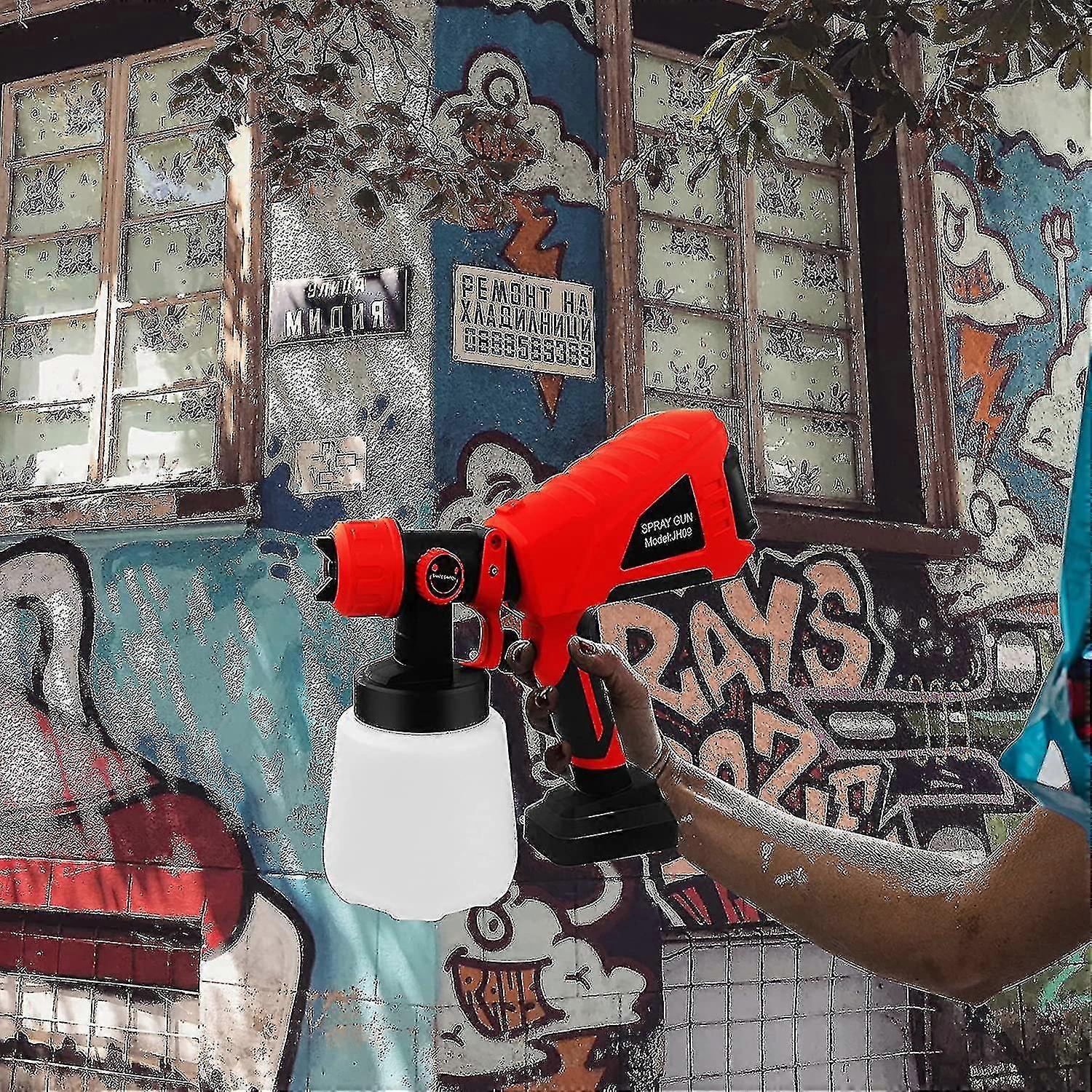 600w Electric Paint Sprayer For Fence Indoor Wall Painting Spray Gun ...