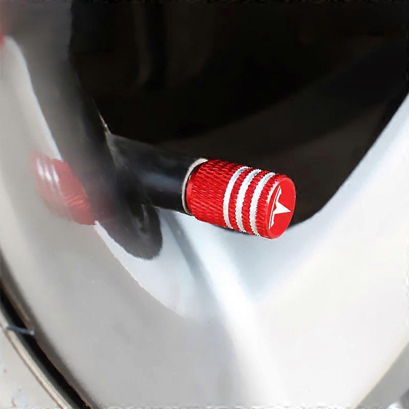 4PCS Aluminum Car Badge Tyre Dust Cap Wheel Tire Valve Cap Decoration ...