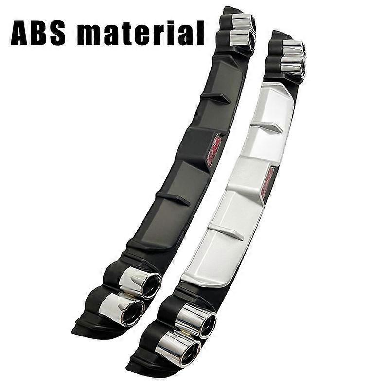 Universal rear bumper spoiler rear lip rear spoiler rear car ABS ...