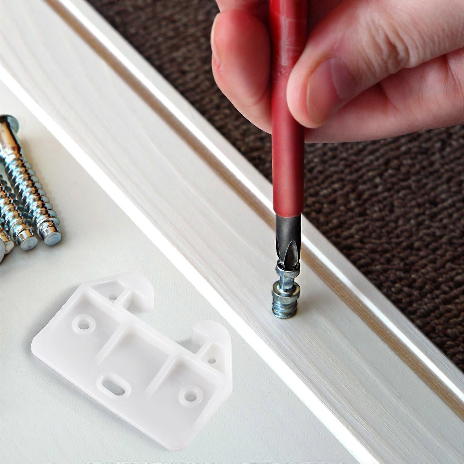 10Pcs Plastic Drawer Guides Dresser Wardrobe Cupboards Drawer Guide ...