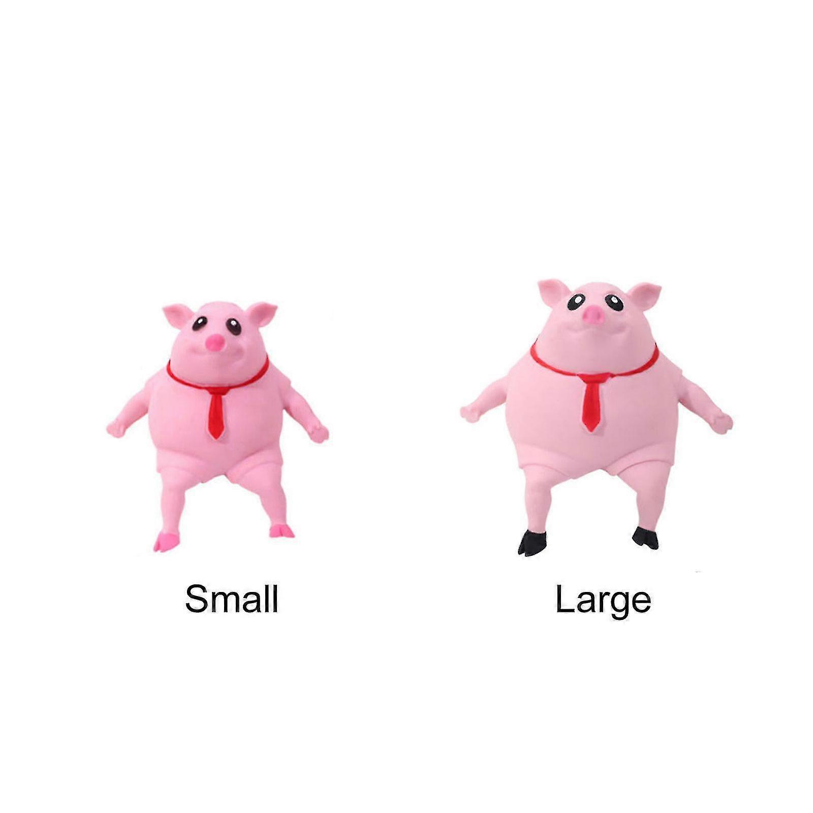 New Pink Pig Squishy Toy Pig Squeeze Toyscute Pig Man Sensory Stress ...