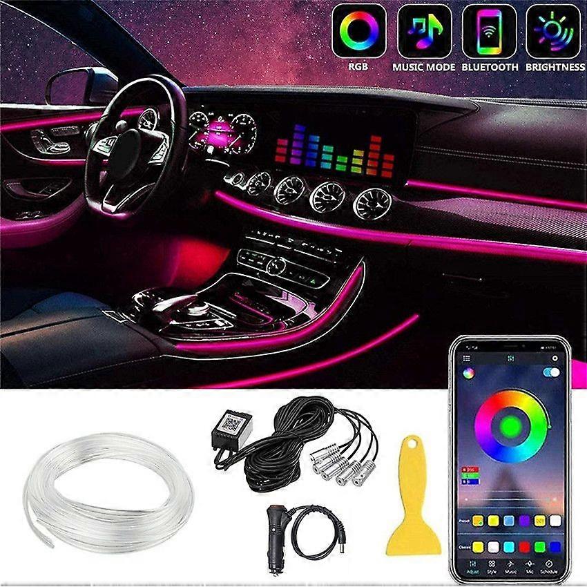 Car Led Strip Lights, Multicolor Rgb Car Interior Lights, 16 Million ...