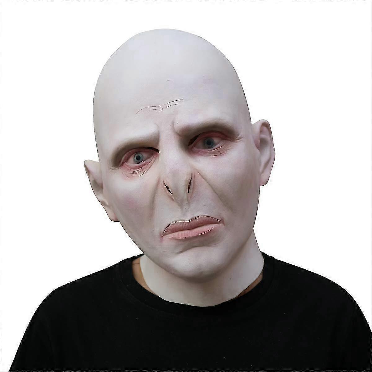 Voldemort Mask Demon Scary Halloween Mask Realistic Latex Mask Full ...