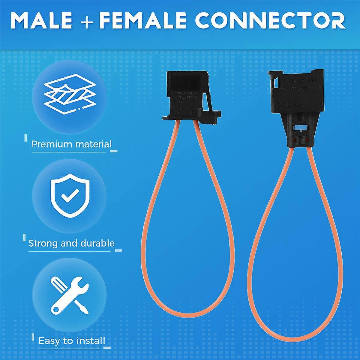 MOST Fiber Optic Loop Bypass MALE & FEMALE Kit Adapter for | Fruugo UK