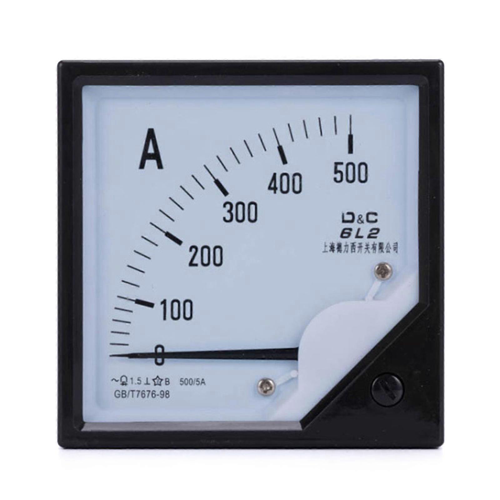 Electric Measurement Instrument Analyzer Analog Meter Panel 6L2 Clear ...