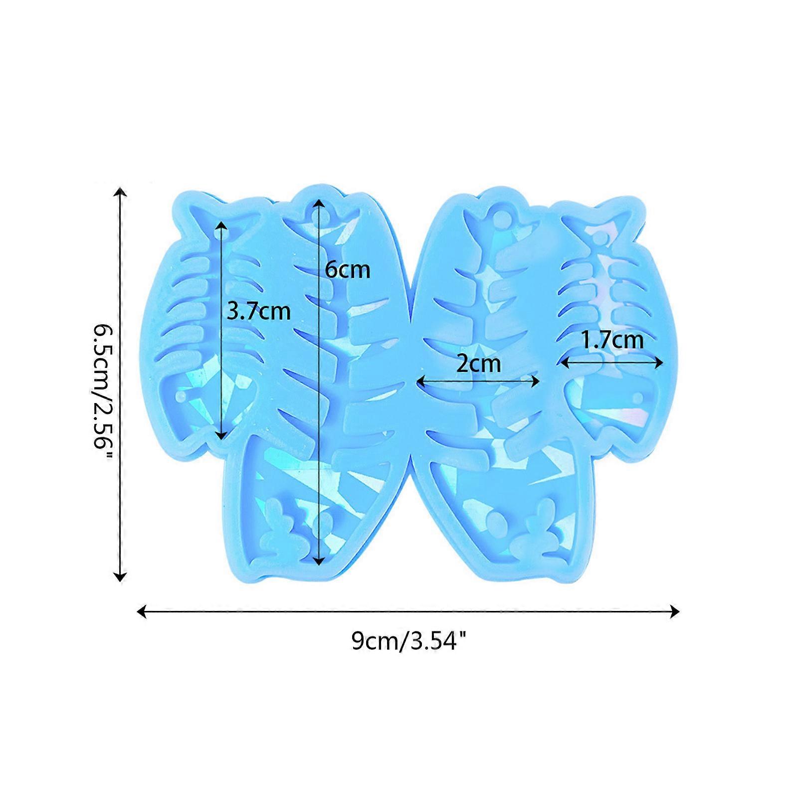 Fishbone Shape Silicone Mold Holographic Resin Mold DIY Halloween ...