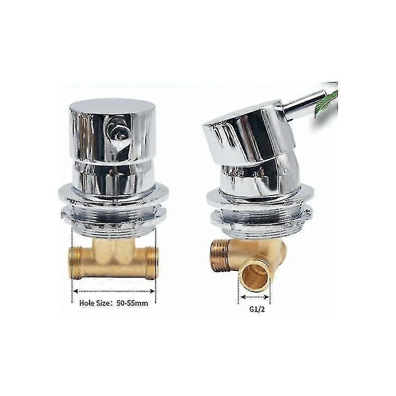 Shower Enclosure Mixer Tap Hot Cold Water Mixing Valve Two In One ...