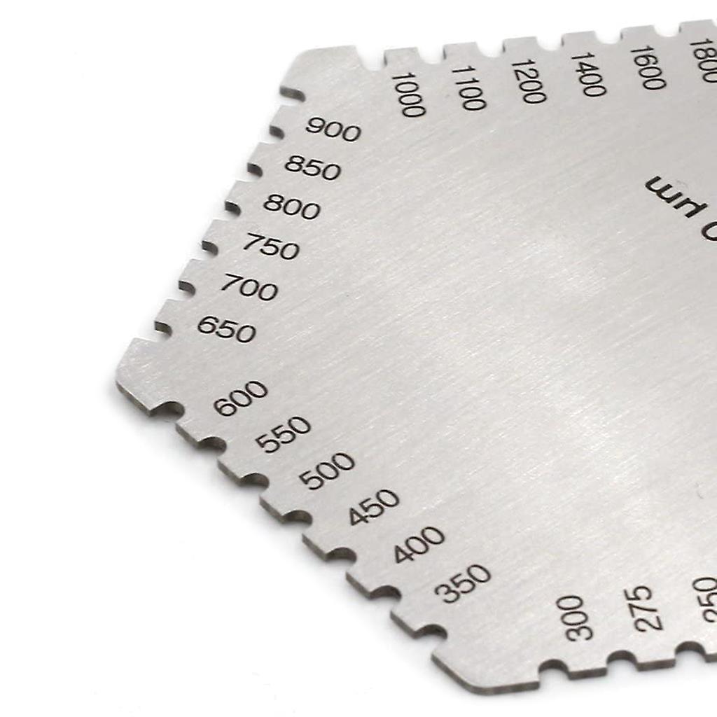 Hexagonal Wet Film Combs With Laser Scale Stainless Steel Thickness ...