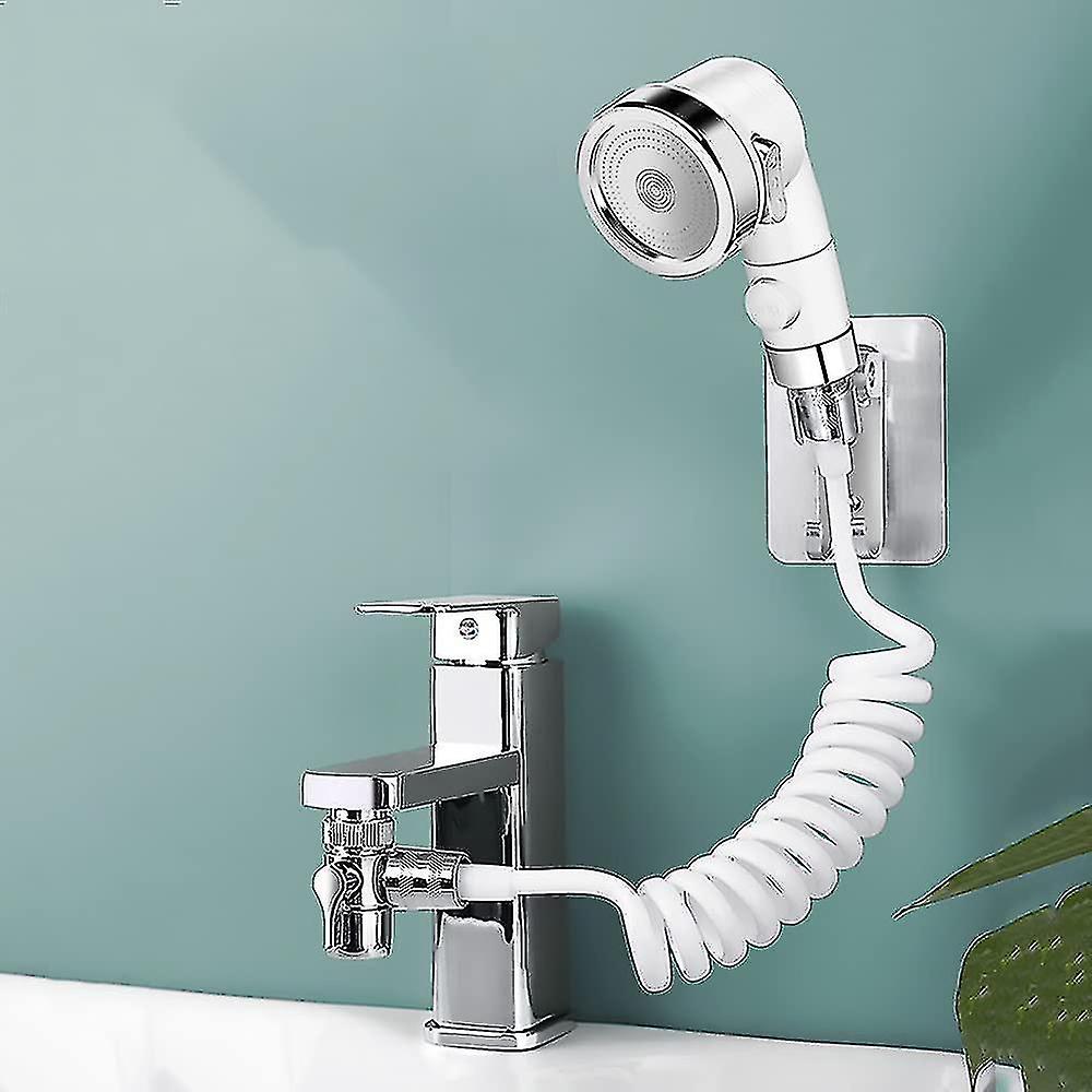 External Shower Head Set For Wash Basin, 1.5m Telescopic Tube Shower ...